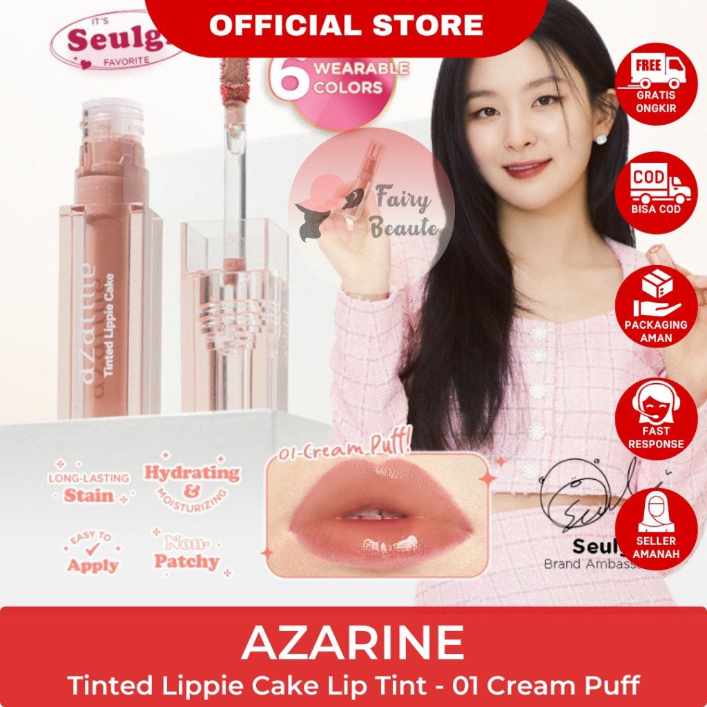 Jual AZARINE TINTED LIPPIE CAKE 2.9ML | Shopee Indonesia