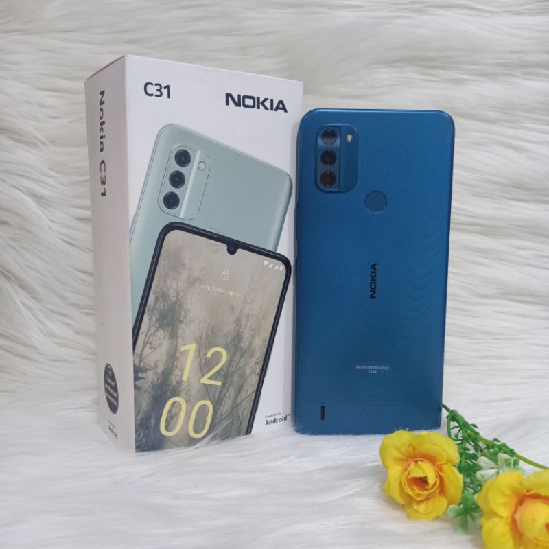 Jual NOKIA C31 4/64 SECOND FULLSET | Shopee Indonesia