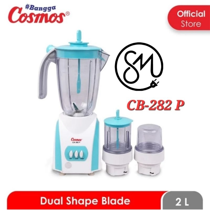 Jual Blender Cosmos CB-282P 3in1 2 L Liter Plastik Beta CB282P | Shopee ...