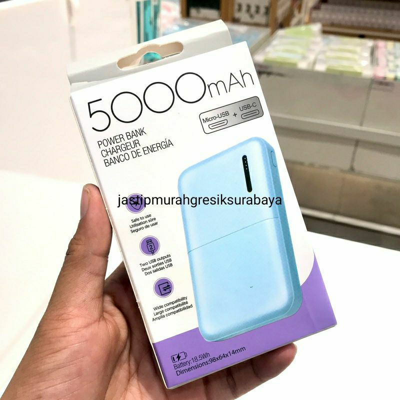 Jual POWER BANK 10000 MAH MINISO POWERBANK 5000 MAH MINISO | Shopee ...