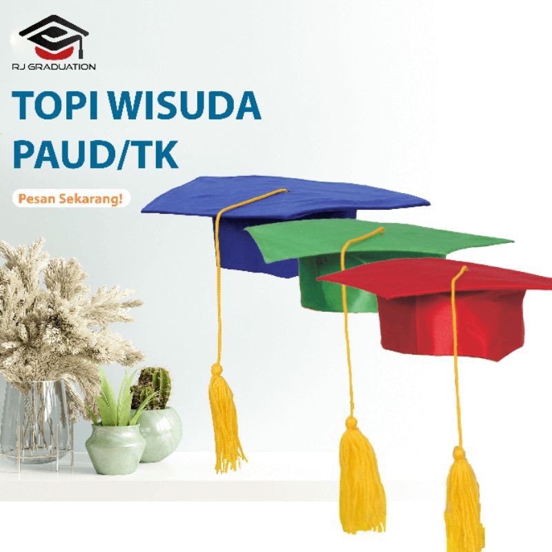 Jual Kalung Wisuda Rumbai/Topi wisuda Tk/Paud / Kalung Wisuda Berumbai ...