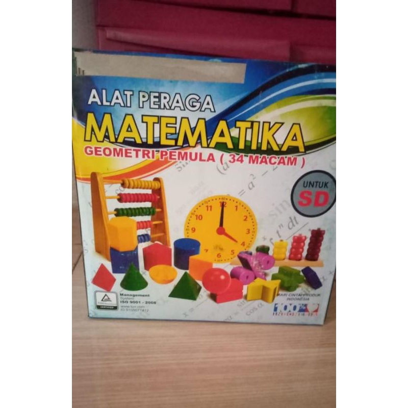 Jual Alat peraga Pendidikan kit matematika SD bangun ruang | Shopee Indonesia