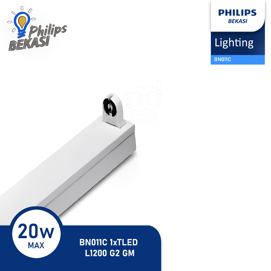 Jual Lampu TL LED Housing BN011C 1xTLED L1200 G2 GM | Shopee Indonesia