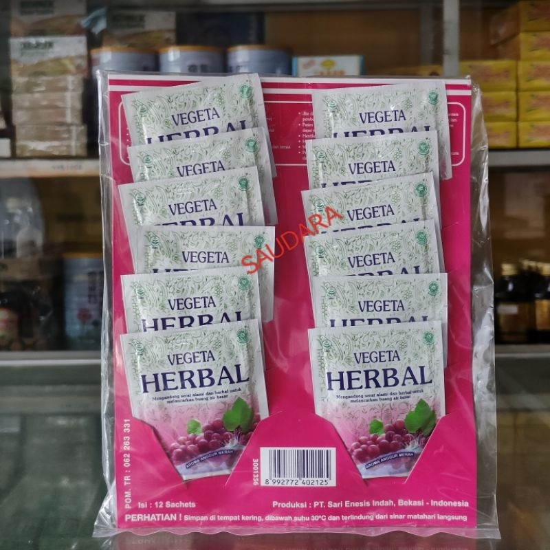 Jual VEGETA HERBAL ISI 12 SACHETS | Shopee Indonesia