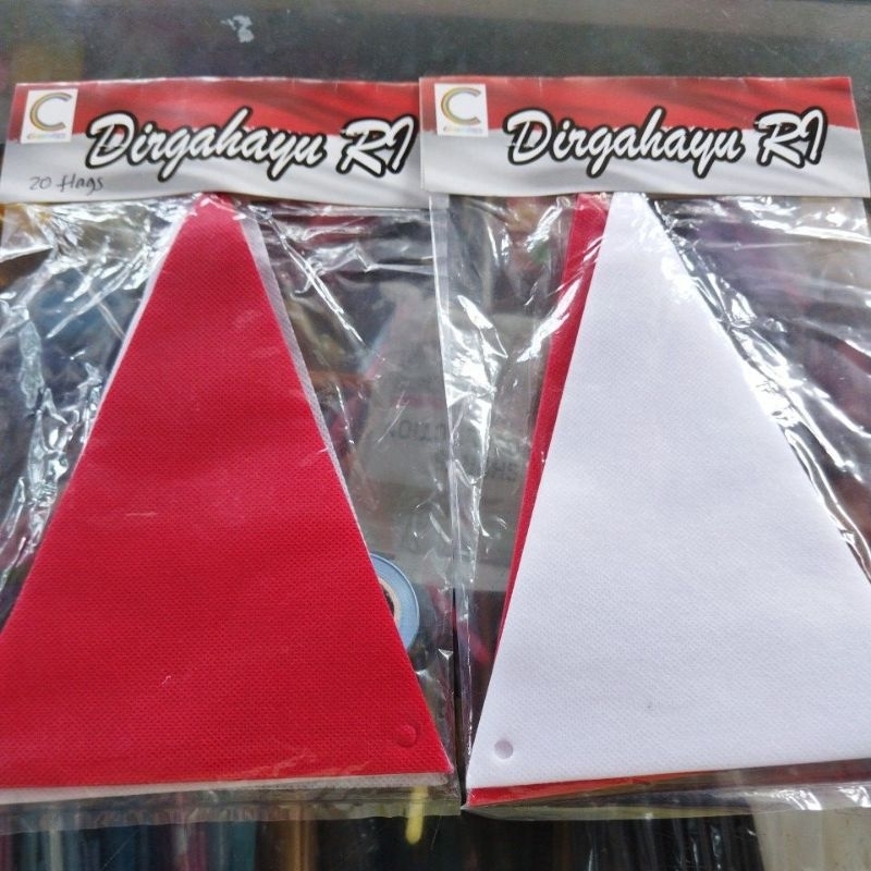Jual Bendera Segitiga Merah Putih 20 flags | Shopee Indonesia