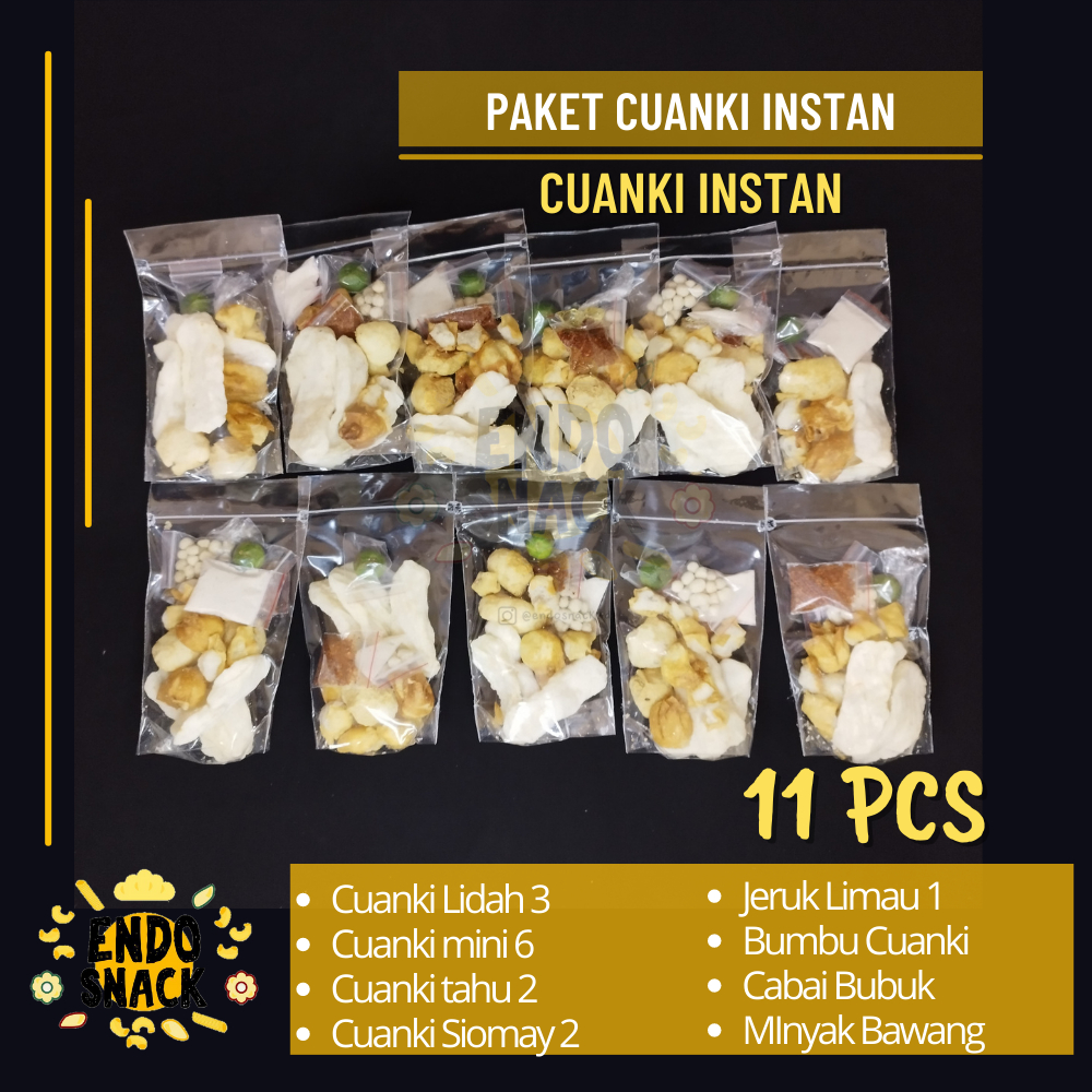 Jual Paket Cuanki Instan 11 Pcs Lengkap dengan Jeruk Limau Limo ...