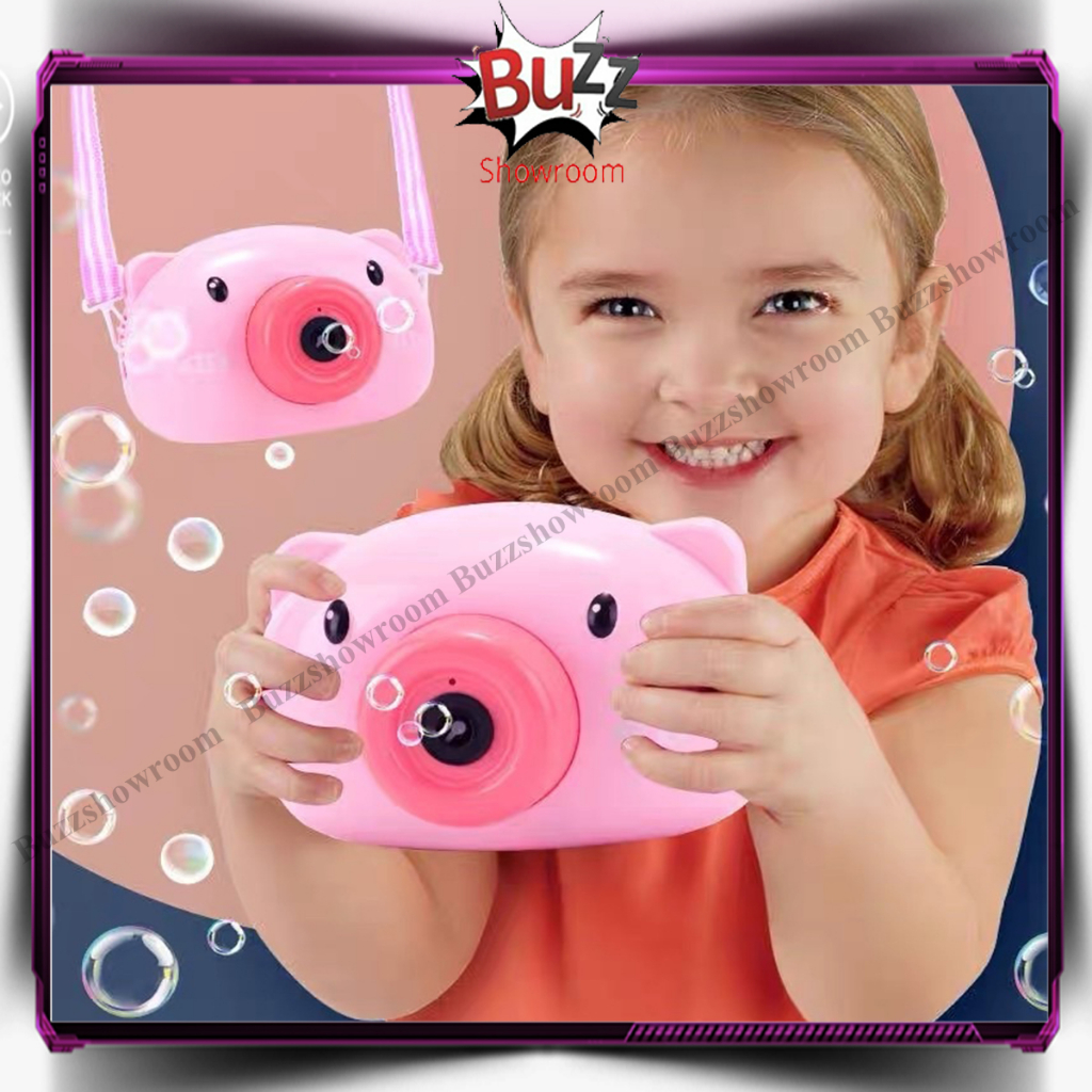 Jual Bubble Camera Automatic Mainan Gelembung Busa Kamera OtomatisPig HelloKitty Sapi Kelinci ...