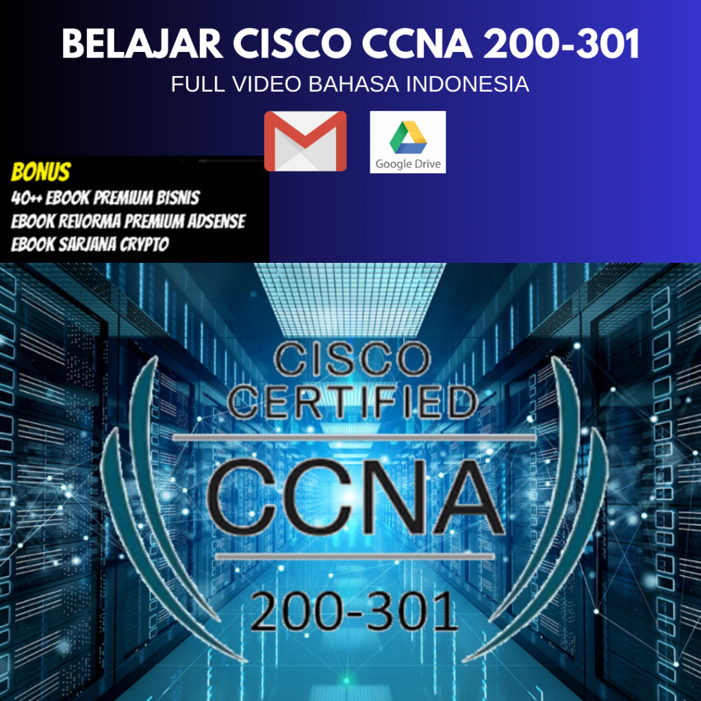 Jual Materi Belajar CISCO CCNA 200-301 siap kerja menjadi Network Engineer | Shopee Indonesia
