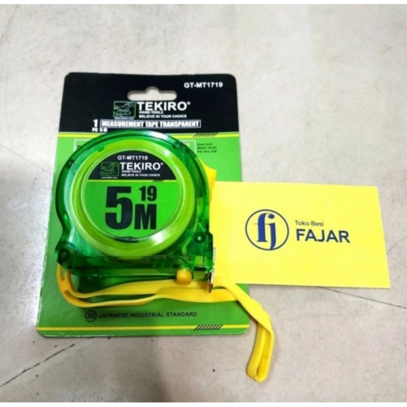 Jual Meteran TEKIRO 5 M Meter measurement tape meteran tarik tebal alat ...