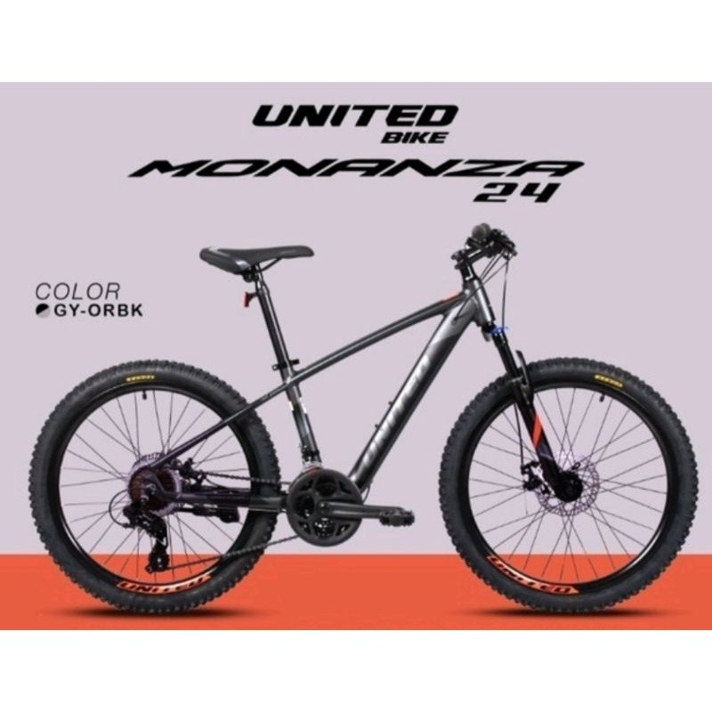 Jual Sepeda Gunung Anak United MTB 24 inch Monanza | Shopee Indonesia