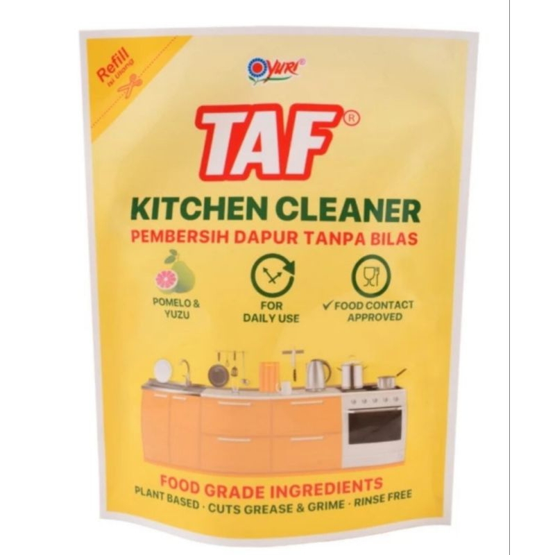 Jual Yuri Taf kitchen cleaner/pembersih dapur tanpa bilas | Shopee ...