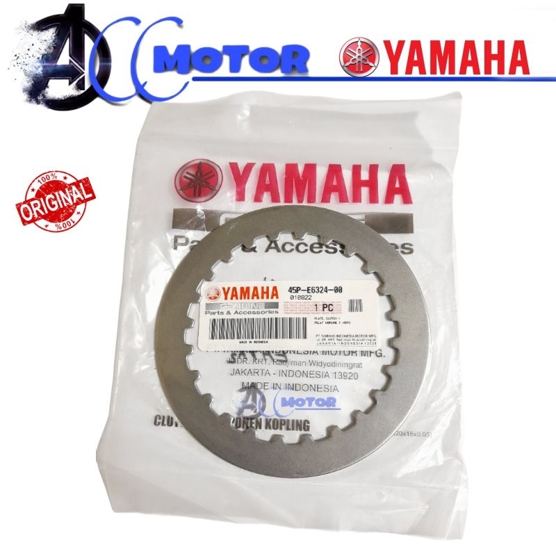 Jual Besi Plat Gesek Kampas Kopling Byson/Xabre 45P-E6324-00 Yamaha Original Asli | Shopee Indonesia