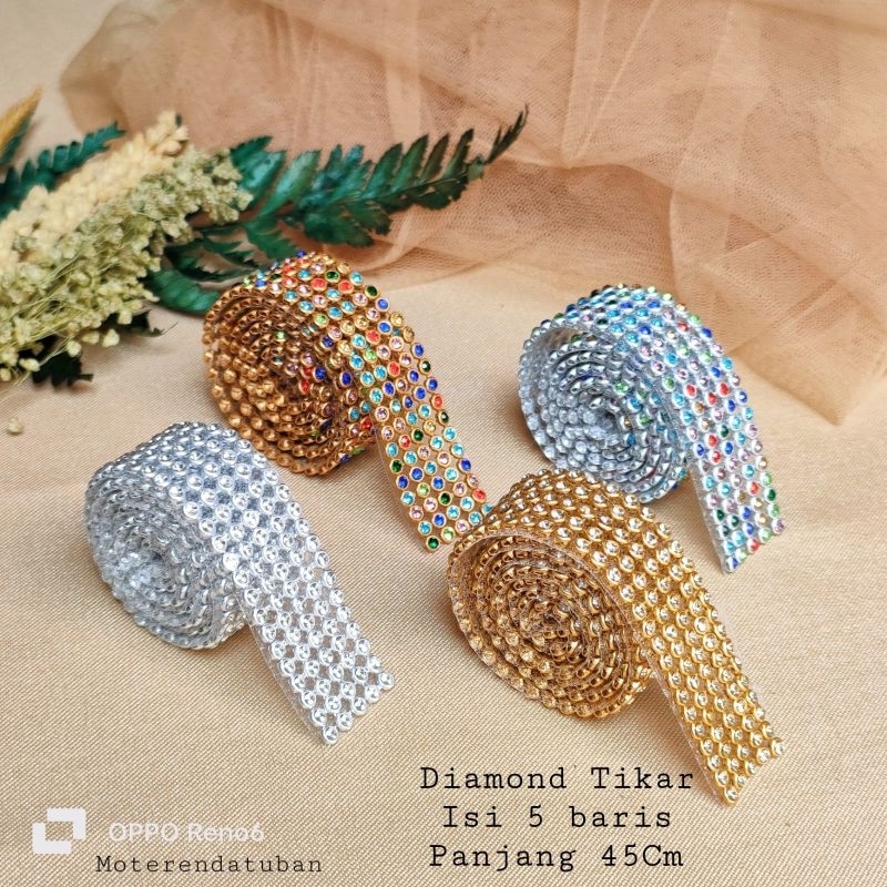 Jual Diamond Tikar 45cm ( 5 baris) | Shopee Indonesia