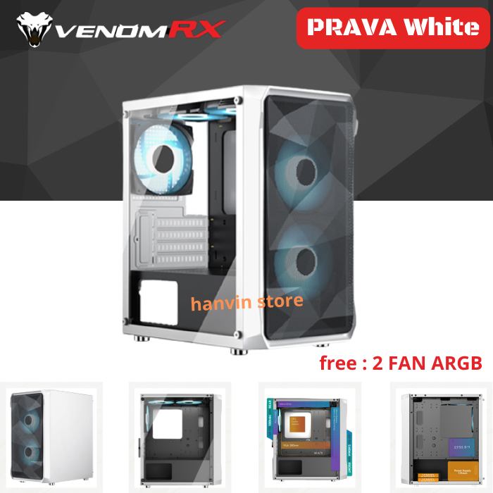 Jual Casing Gaming VenomRX Prava White | Shopee Indonesia