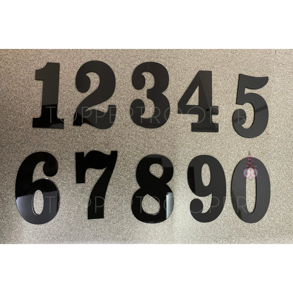 Jual Nomor Rumah Angka | Nomor Rumah Cluster Akrilik Angka Tempel ...