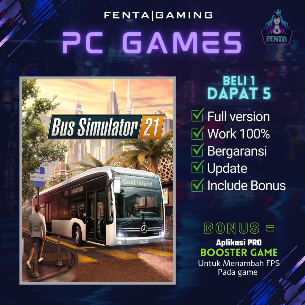 Jual BUS SIMULATOR 21 EXTENDED EDITION - GAME PC - GAME LAPTOP | Shopee ...