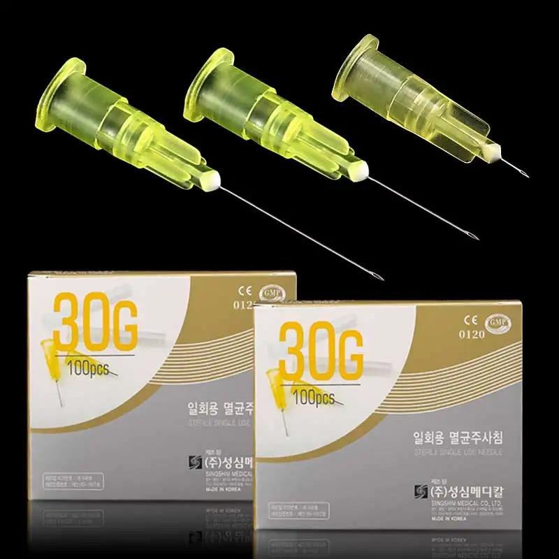 Jual [ecer] Sungshim meso needle 30 G x 4 13 25 mm jarum skin booster ultra thin nano mesolipo ...