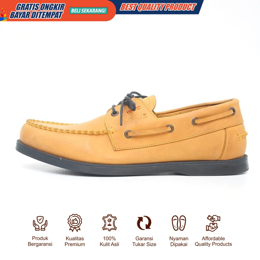 Jual Bradleys Zapato Tan Camel - Sepatu Kulit Kasual Loafer Pria ...