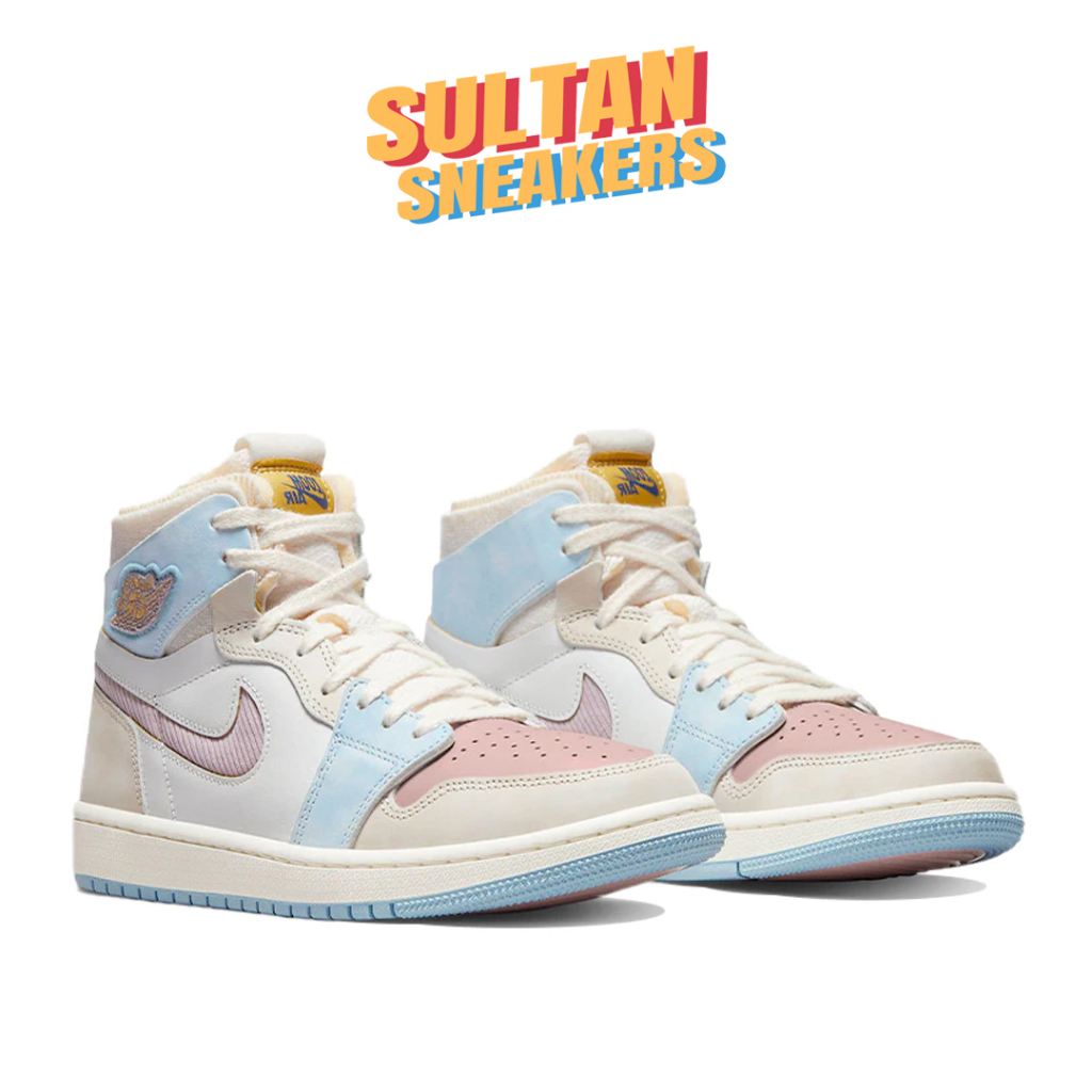 Jual Sepatu Nike Jordan 1 High Zoom Air CMFT Pink Oxford | Shopee Indonesia