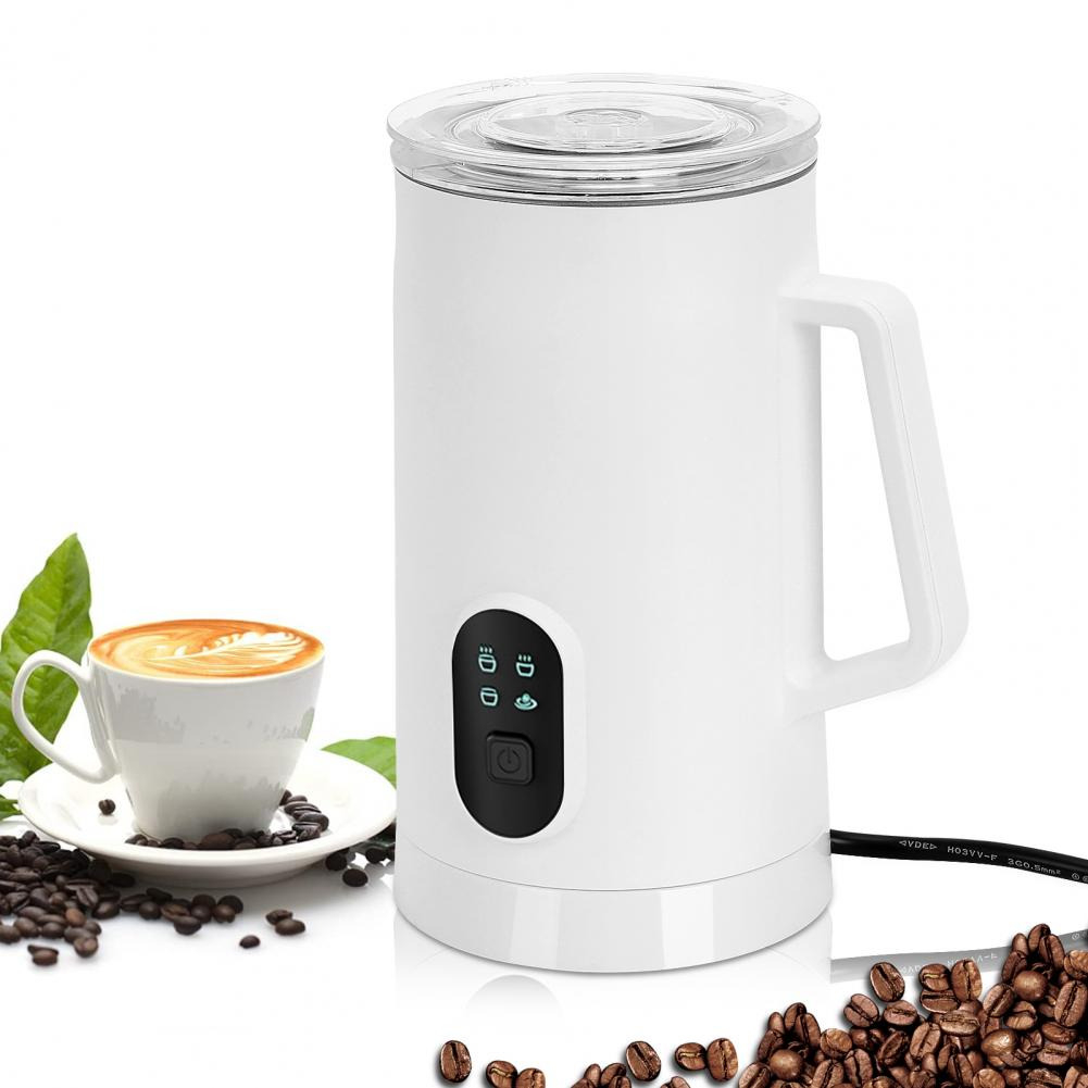 Jual Electric Milk Frother Pembuat Busa Susu Kopi Latte Cappucino 400W coffee maker-white ...
