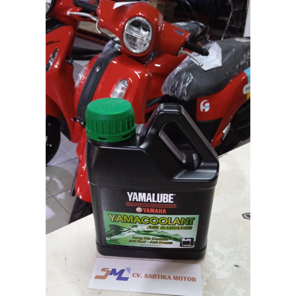 Jual Yamacoolant Air Radiator kemasan 600ml / YAMALUBE YAMACOOLANT 600 ...