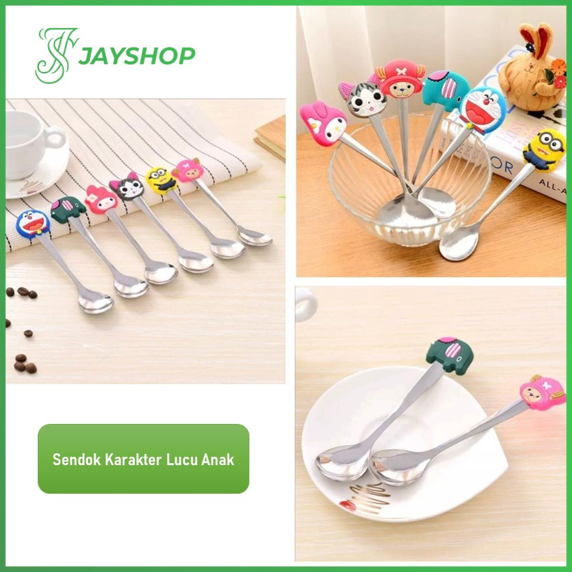 Jual Sendok Makan Anak Stainless Karakter Lucu Sendok Anak Kecil ...