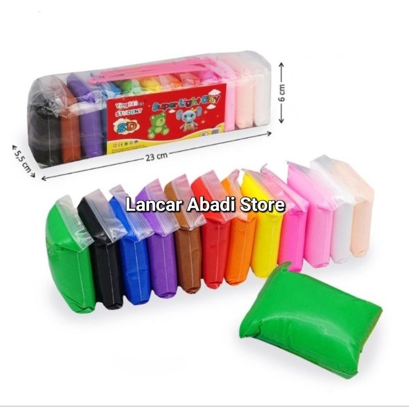 Jual Mainan edukasi clay 1 pack (12 pcs) | Shopee Indonesia