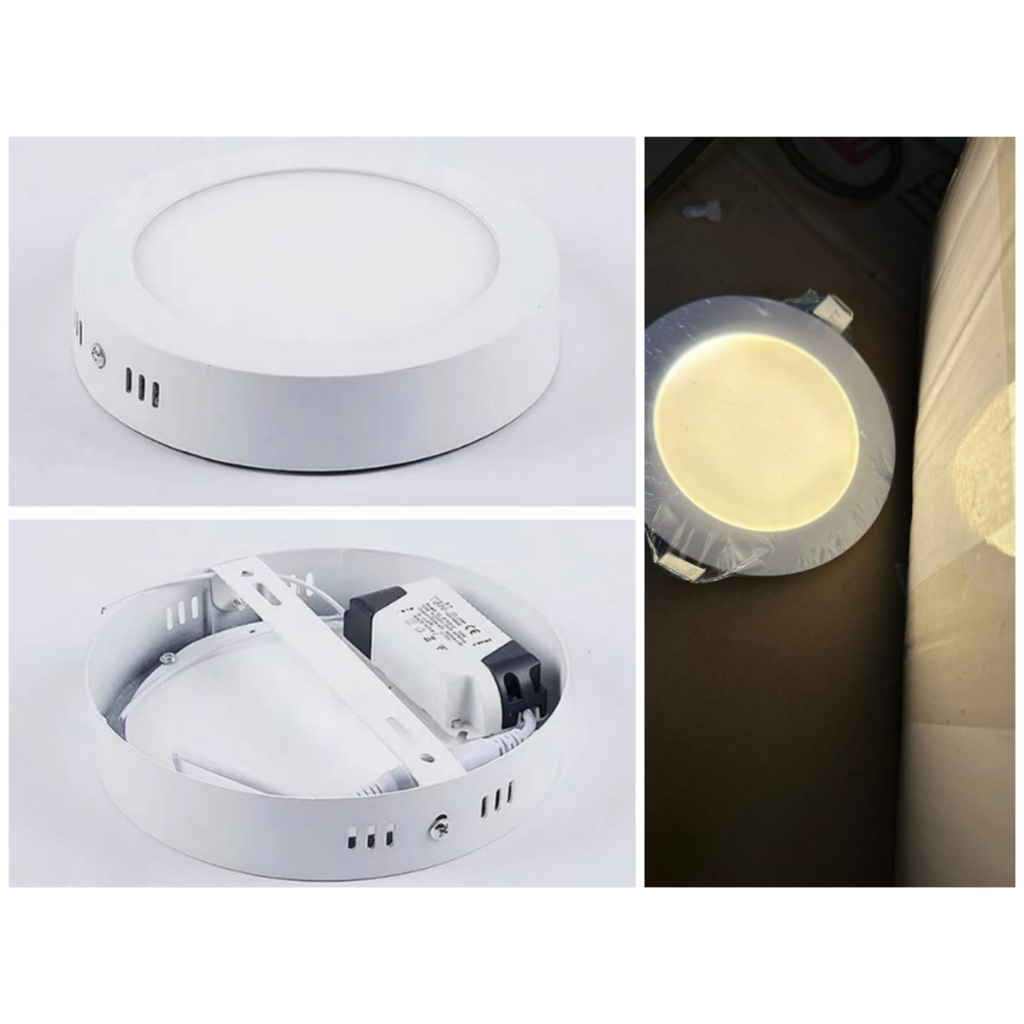 Jual Lampu Downlight LED Panel Outbow /OB Bulat kotak 6w 12w 18w 24w ...