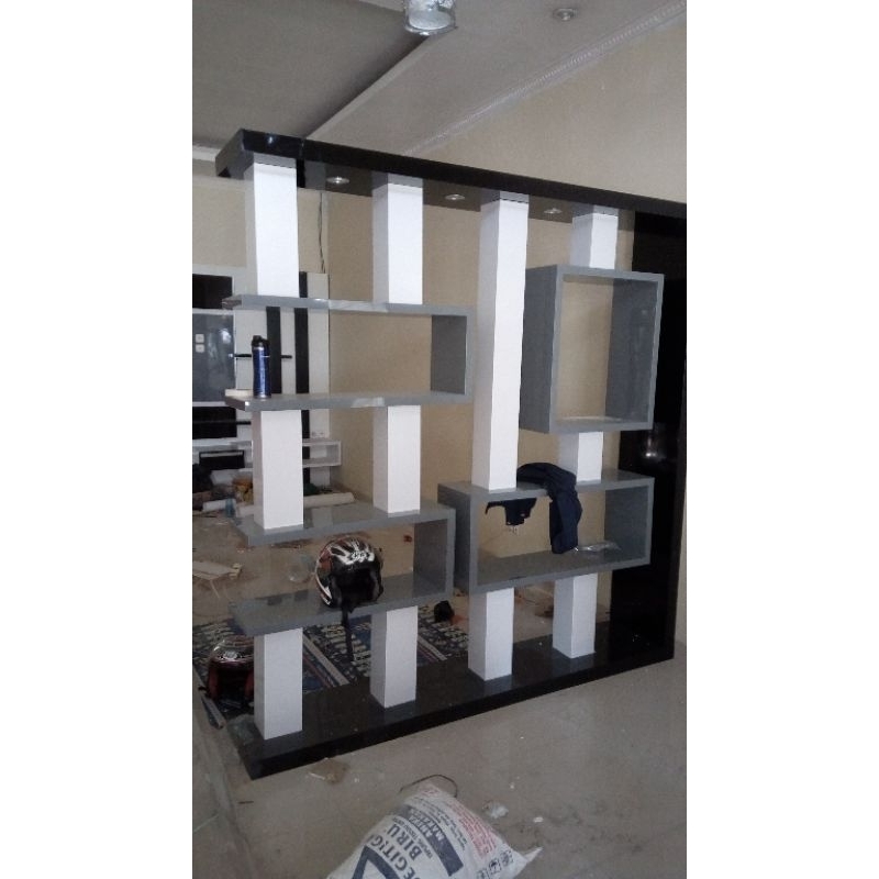 Jual Display Partisi penyekat ruangan Minimalis modern ukuran ...