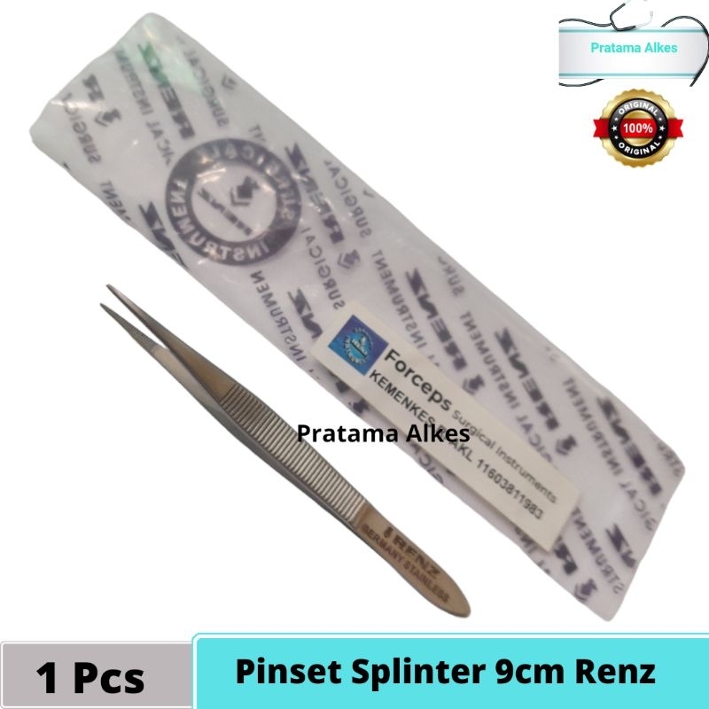 Jual Pinset Splinter RENZ 9cm / Splinter Forcep Renz 9 cm | Shopee ...