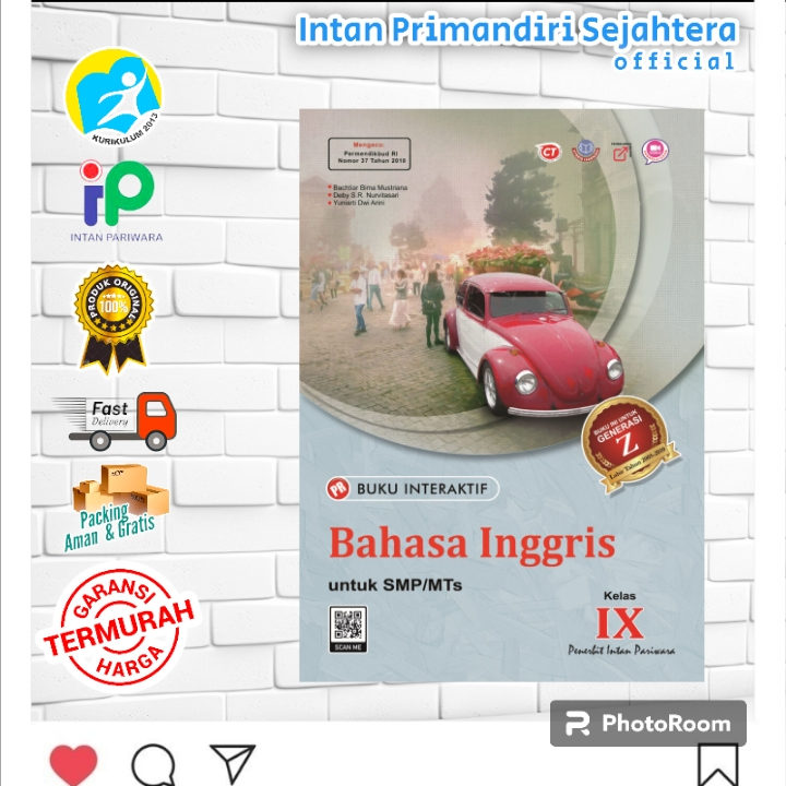 Jual PROMO !!! BUKU PR INTERAKTIF BAHASA INGGRIS KELAS 9 SMP/MTs ( Tahunan ) terbaru 2023/2024 ...