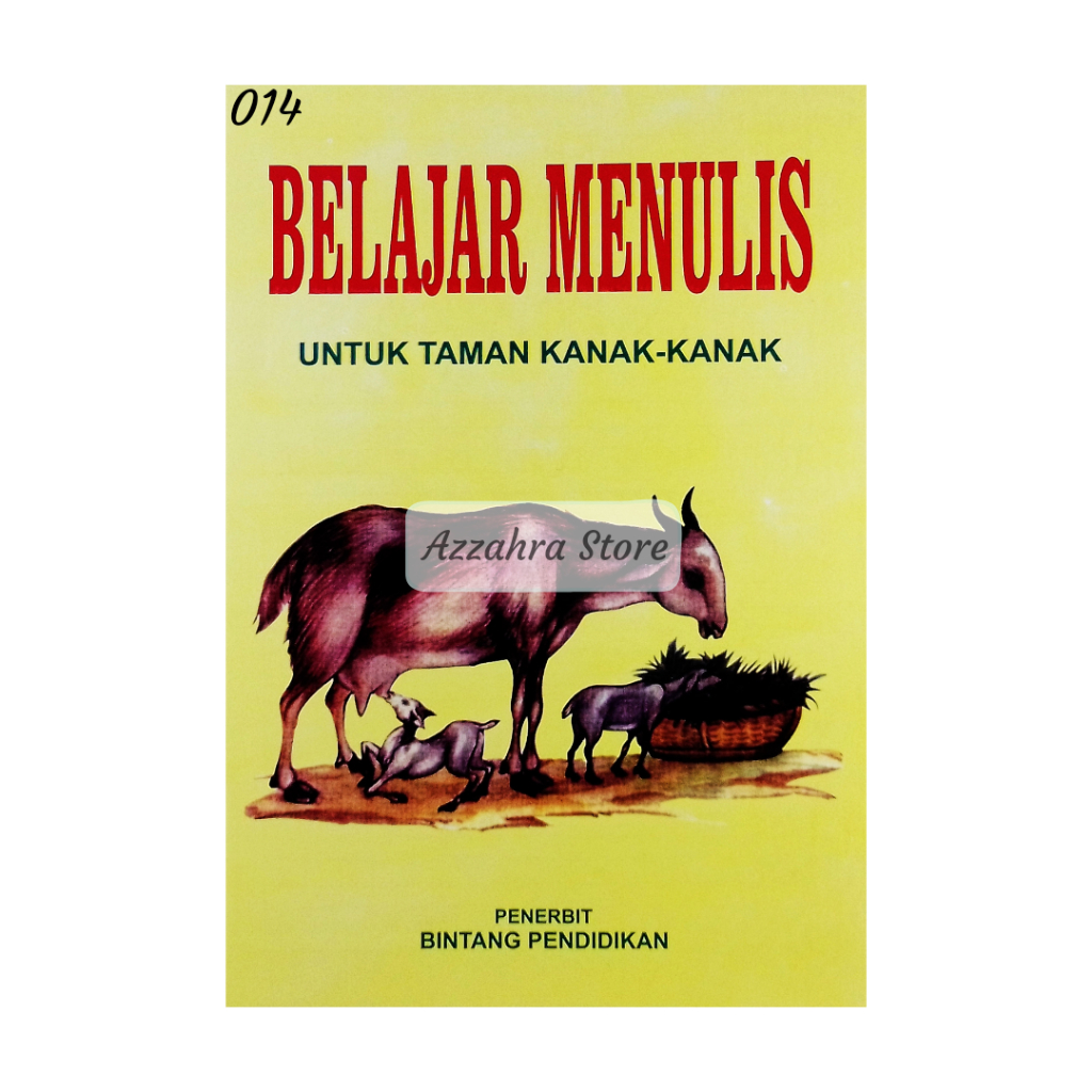 Jual Buku LKS Anak TK Paud TPA SD MI Kelas 1 Belajar Menulis Gambar ...