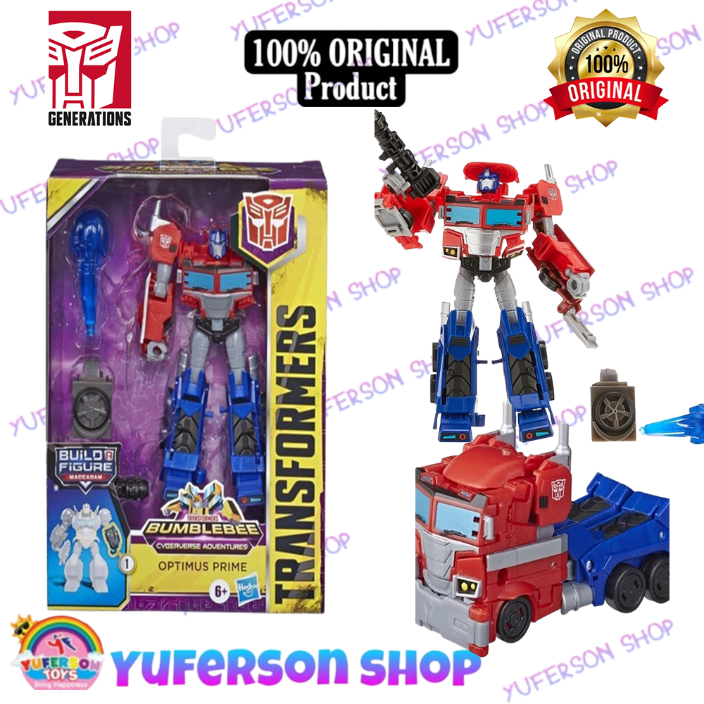 Jual Transformers Toys Cyberverse Deluxe Class Optimus Prime Action ...