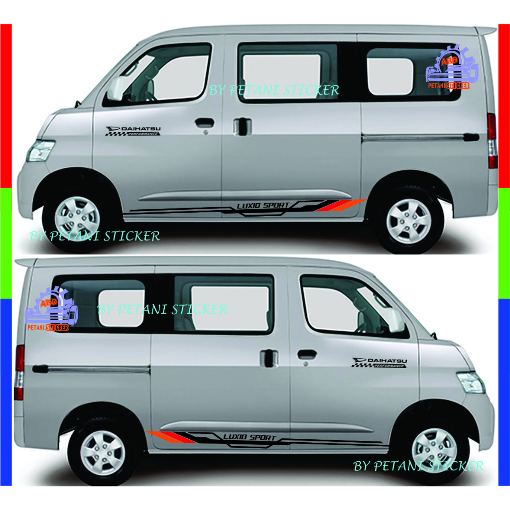 Jual STIKER STICKER MOBIL LUXIO TERBARU MINIMALIST BODY SAMPING ...