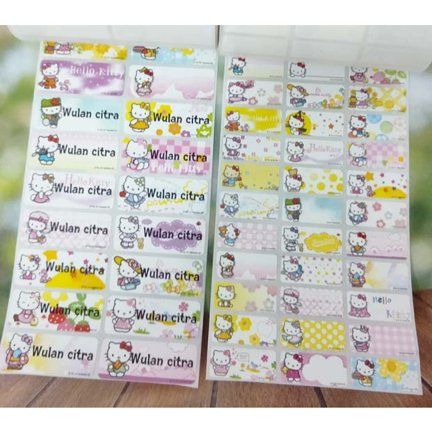 Jual Label Nama Waterproof HELLO KITTY | Shopee Indonesia