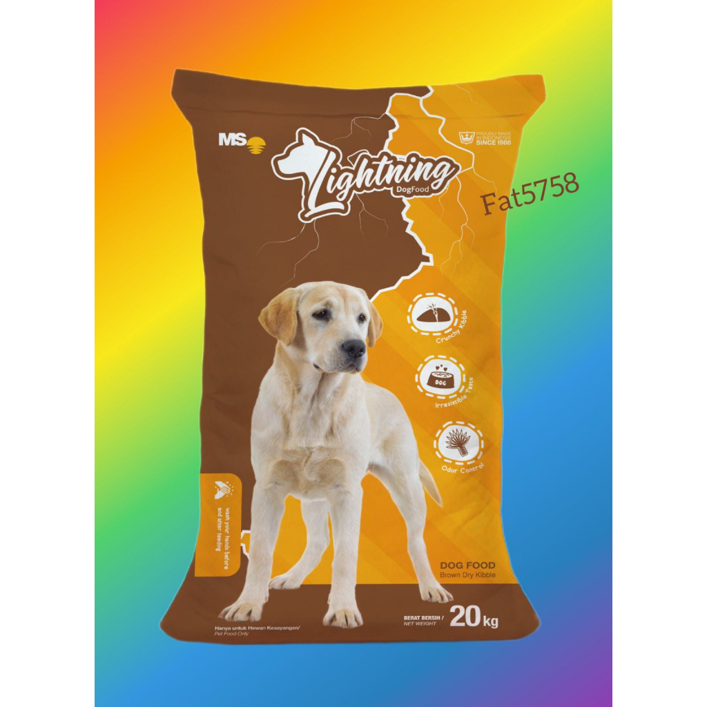 Jual LIGHTNING DOG Kemasan 20 kg | Shopee Indonesia