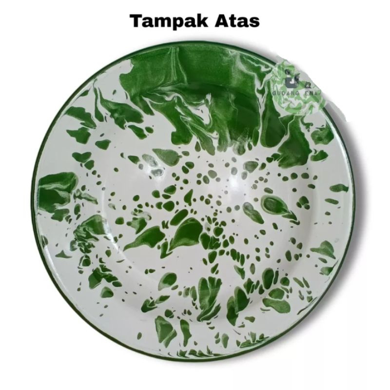 Jual Piring Seng Jadul Blirik Piring Lurik Antik Piring Makan Hijau ...
