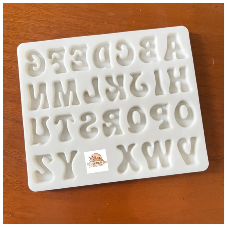 Jual Silicone Alphabeth no(19) huruf besar Upper Font ABCD Cetakan ...