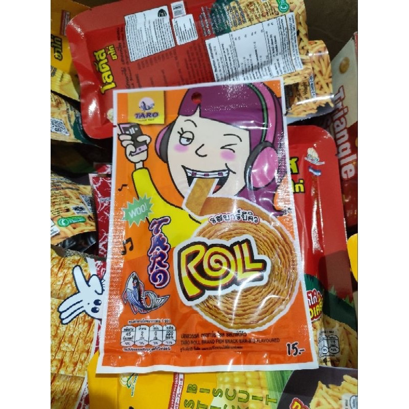 Jual Snack Thailand Ikan Taro Roll Rasa Bbq | Shopee Indonesia