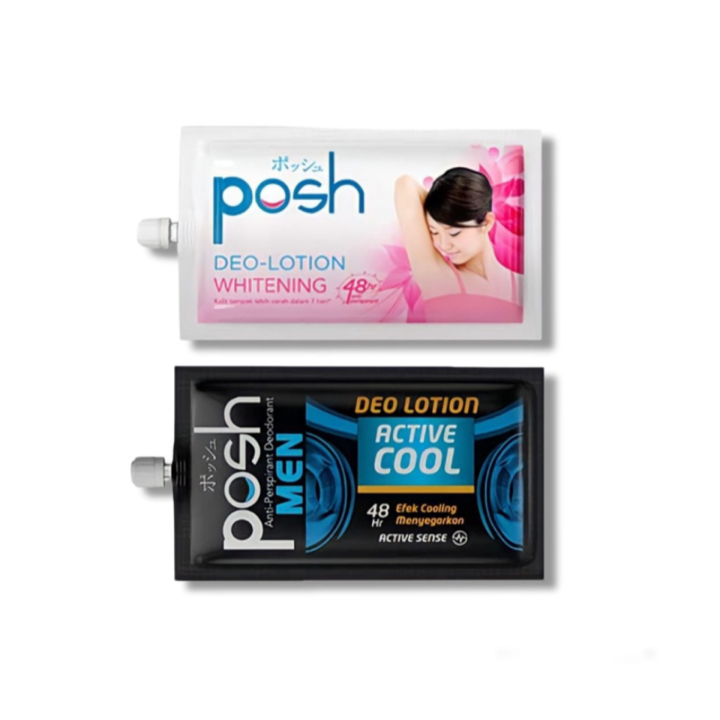 Jual POSH Deo Lotion Whitening / Hijab Chic / Men Active Cool Anti ...