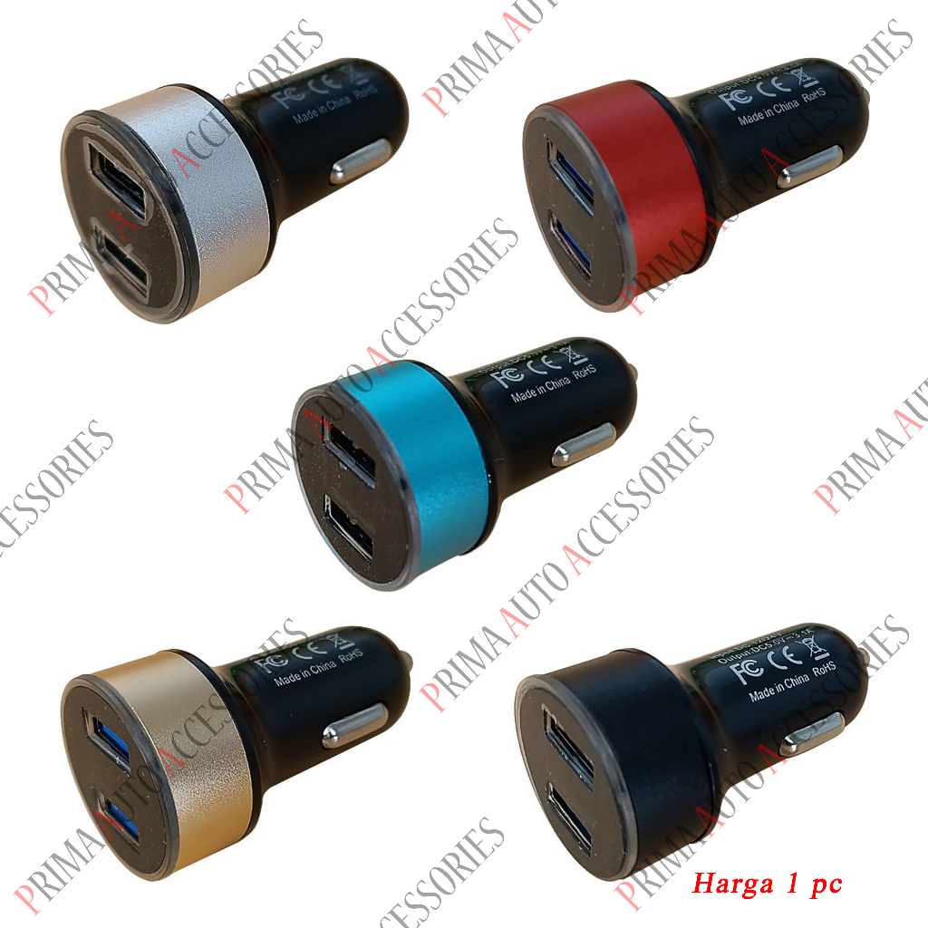 Jual Charger HP di Mobil Digital Colokan Di Motor Pcx Nmax Tipe 3.1A ...