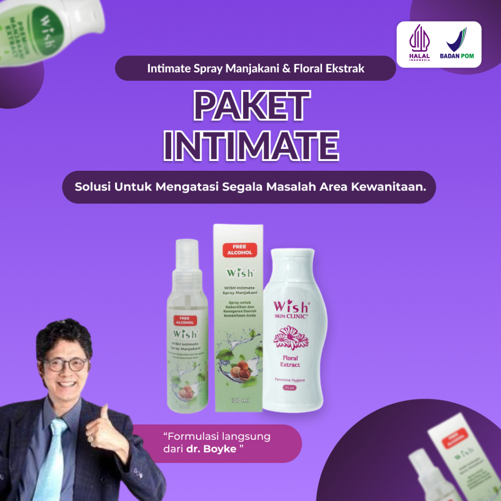 Jual PAKET INTIMATE Dr Boyke Perawatan Miss V Intimate Spray Manjakani ...