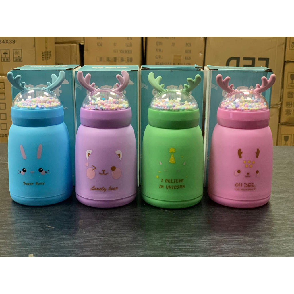 Jual Botol warna karakter Rusa Boba 500ml | Shopee Indonesia