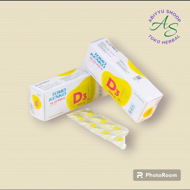 Jual TOMO KENKO vitamin D3 1000 IU | Vitamin D 1000IU | Kenko Original ...