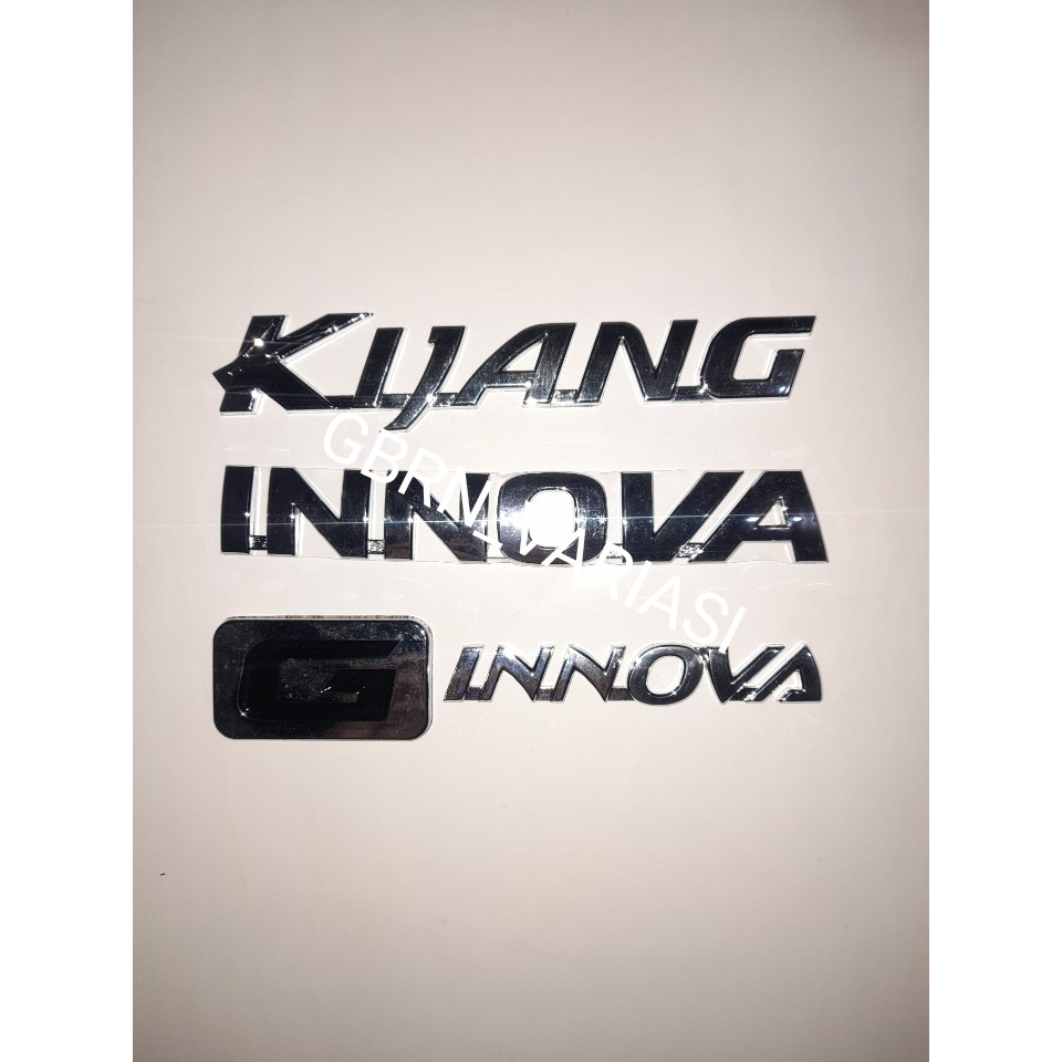 Jual Emblem Kijang Innova / Logo Kijang Innova lama baru / emblem logo ...