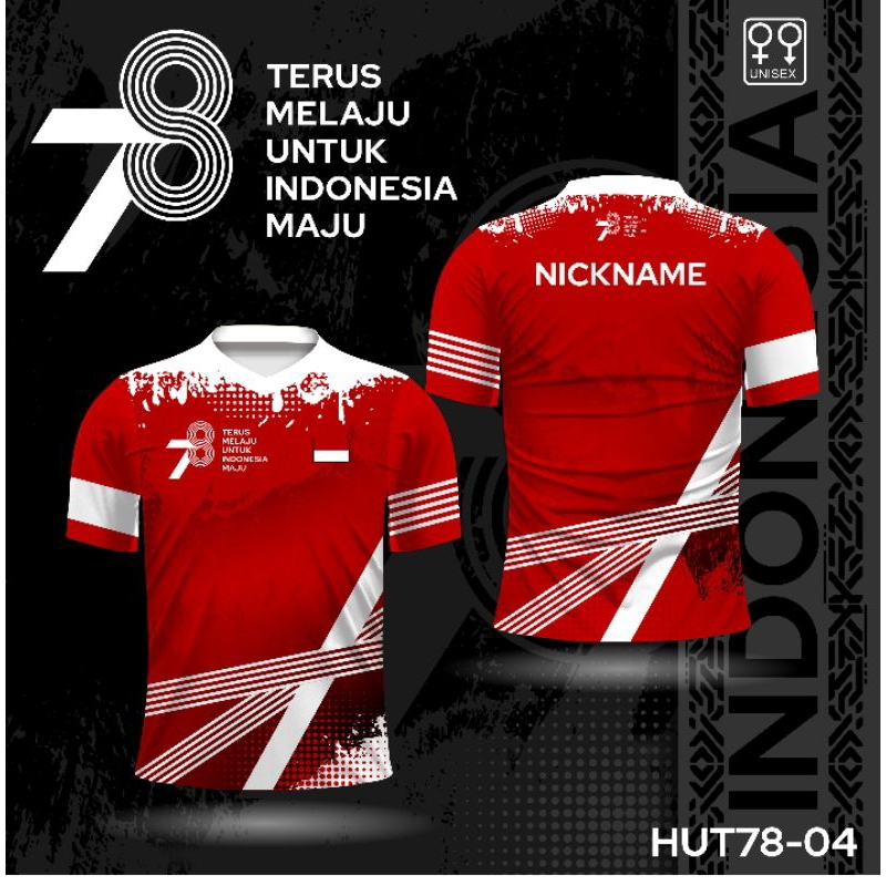 Jual kaos hut kemerdekaan ri ke 78 baju kaos kemerdekaan Indonesia 2023 Jersey dirgahayu ...