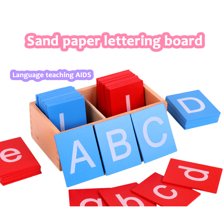 Jual Mainan Montessori : Sandpaper Letters Sand Paper SPL | Shopee ...