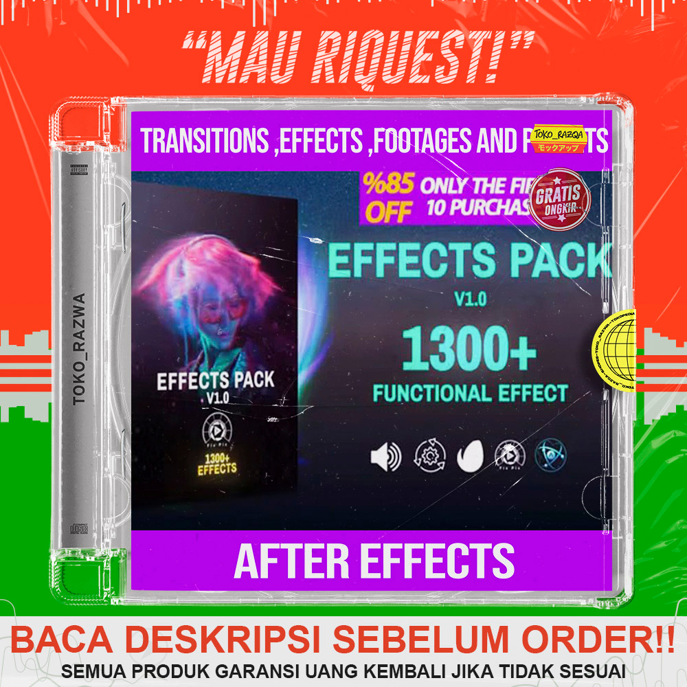 Jual AtomX Extension - After Effects Pack V1.0 – Transitions ,Effects ...