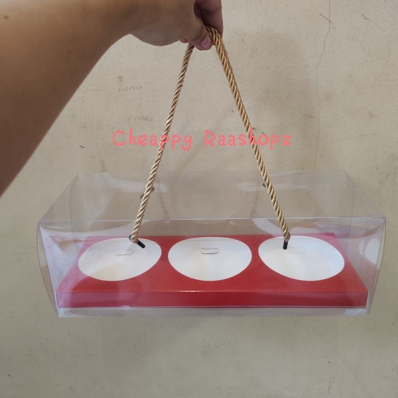 Jual Box Mika 3 jar 600ml Box Mika 3 toples hardtop 999 Box Natal ...
