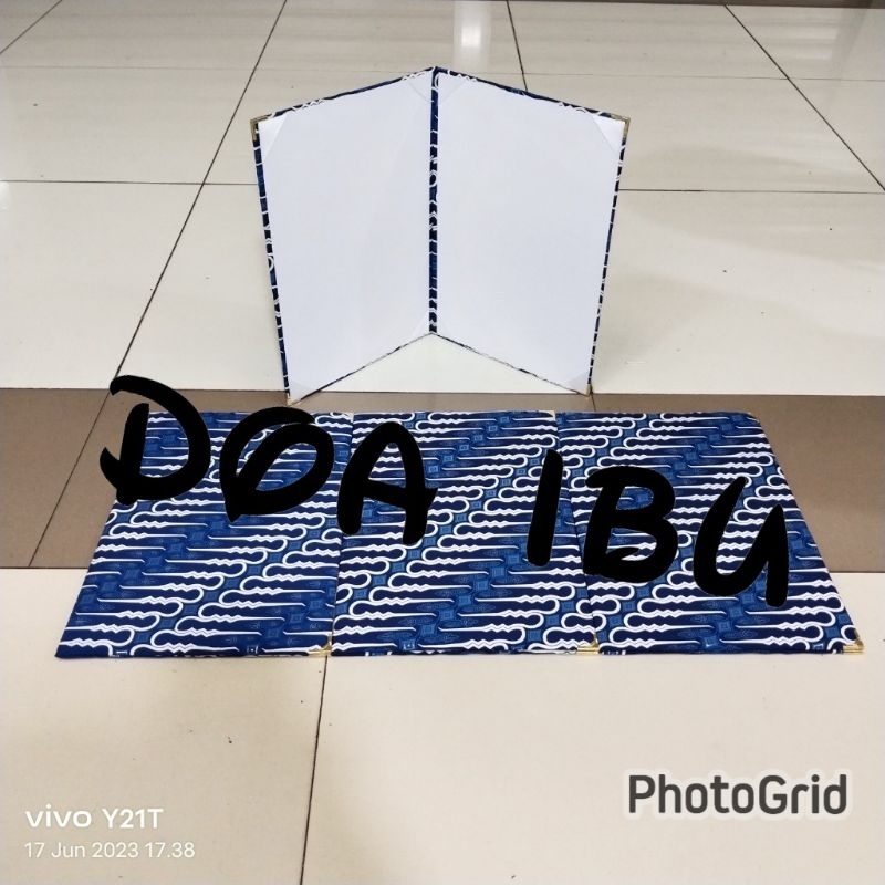 Jual map batik upacara bendera map batik sekolah ukuran F4 premium ...